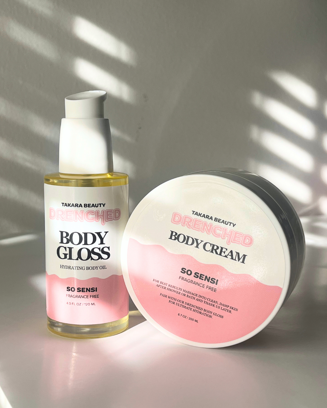 So Sensi Body Gloss + Body Cream Bundle – Takara Beauty